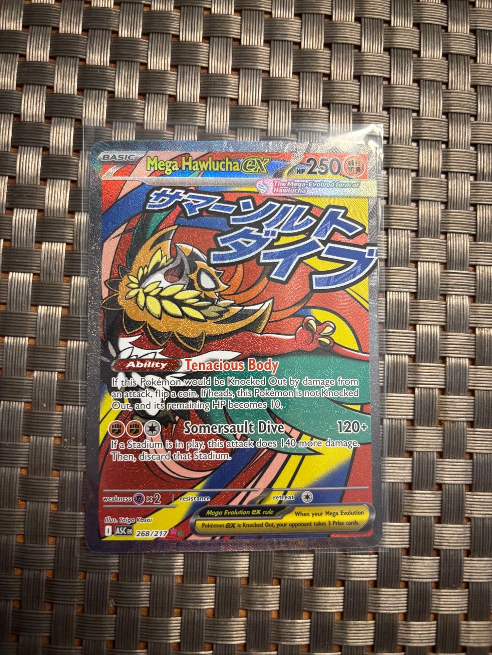 Mega Hawlucha ex 268/217 Ascended Heroes 🇺🇸 (Neu (gemäss Beschreibung ...