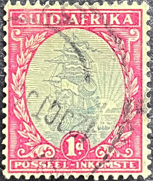Südafrika 1d Posseel-Inkomste Briefmarke (Gebraucht) in Chiasso für CHF ...