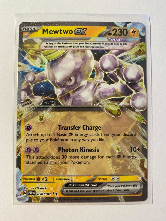 Pokemon Mewtwo EX 058/182 Paradox Rift EN | Kaufen auf Ricardo