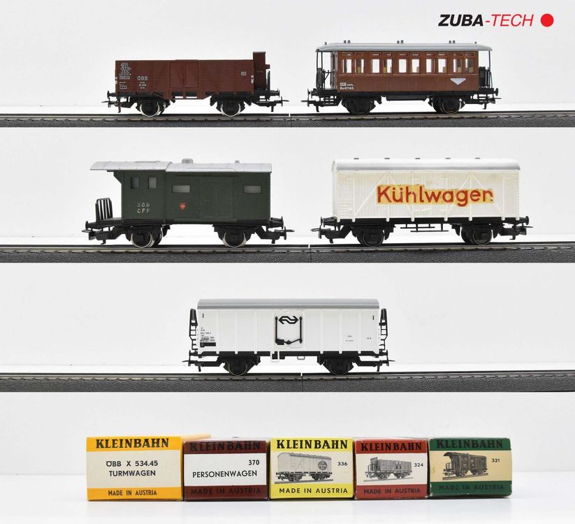 Kleinbahn 5x Güterwagen der SBB/ÖBB/NS H0 GS mit OVP | Kaufen auf Ricardo