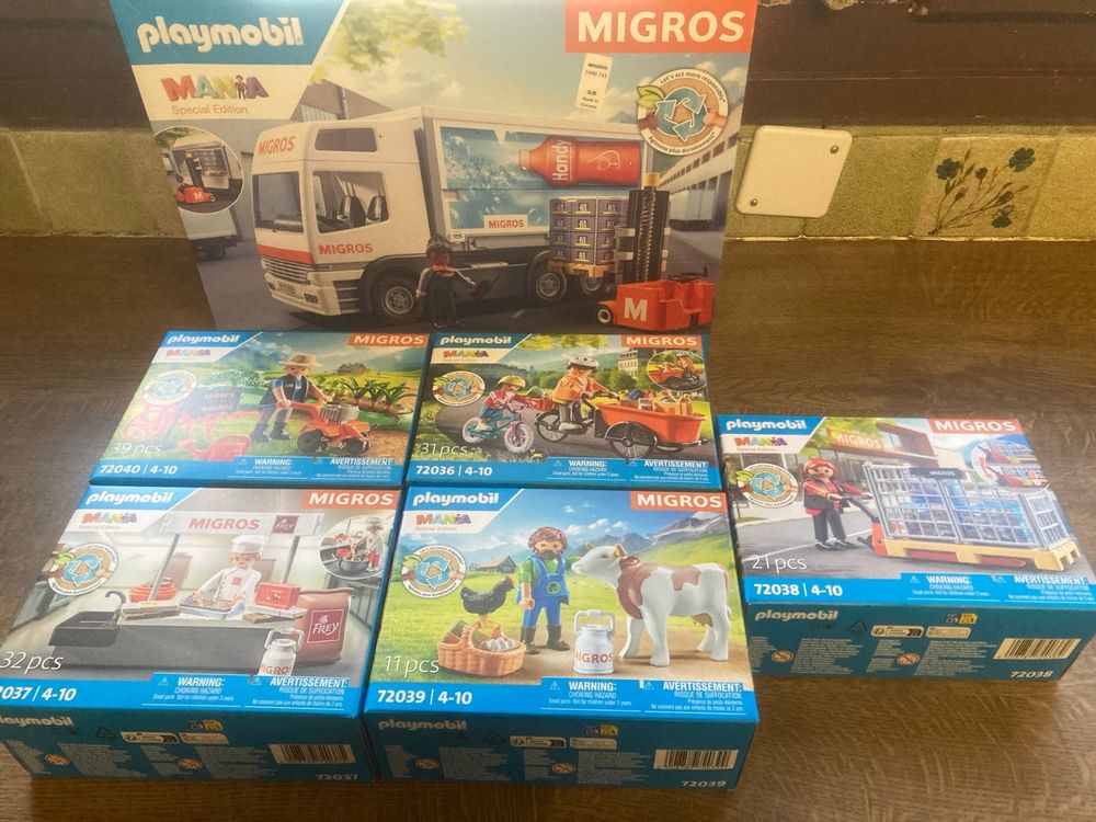 Migros Mania Komplettset 2025, neu, OVP, Playmobil (Neu und ...