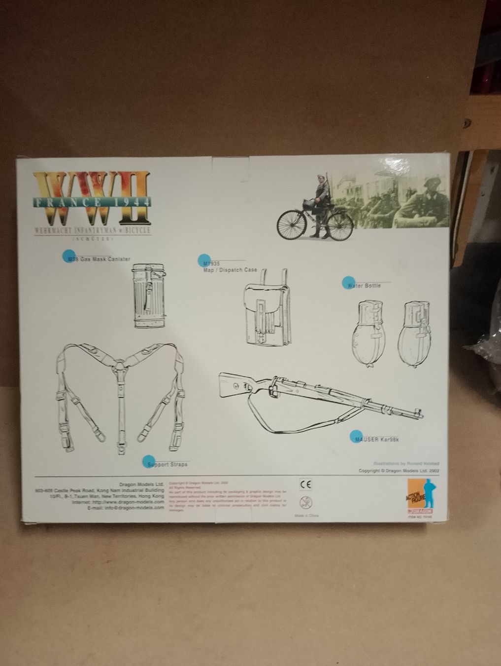 WWII 1944 Wehrmacht mit Fahrrad in 1/6 Dragon No. 70155 (Neu und ...