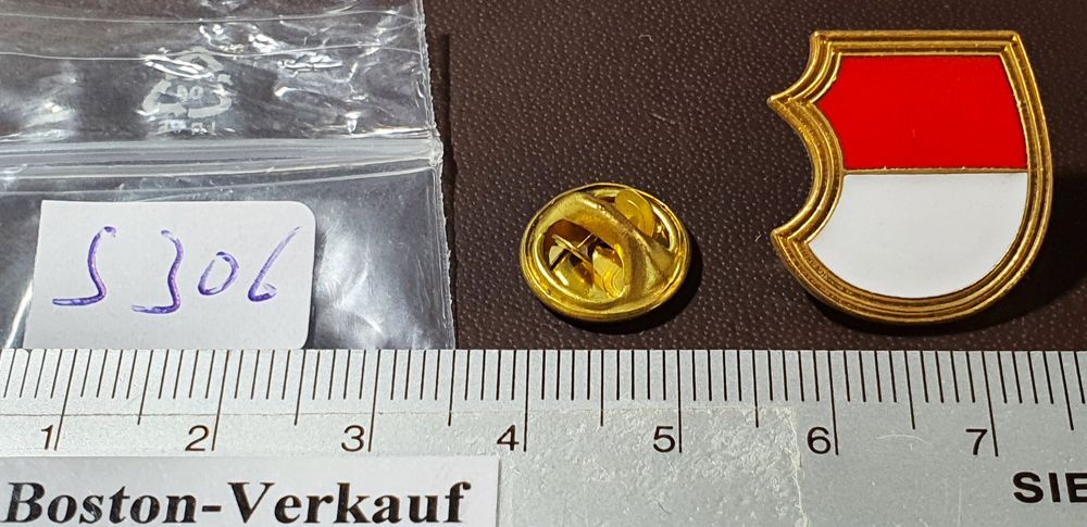S306 - Pin schönes Kantonswappen Kanton Wappen - Solothurn (Gebraucht) in Reinach BL für CHF 3 ...
