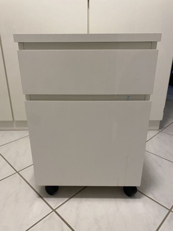 Weisser Rollcontainer mit 2 Schubladen (Gebraucht) in Zürich für CHF 50 ...