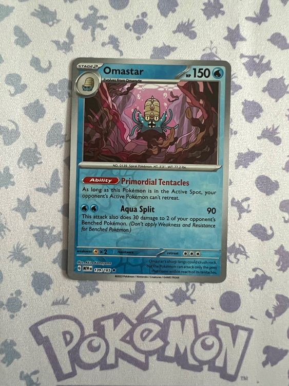 Pokémon 151 Omastar Reverse EN (Gebraucht) in Siebnen für CHF 1 – mit ...