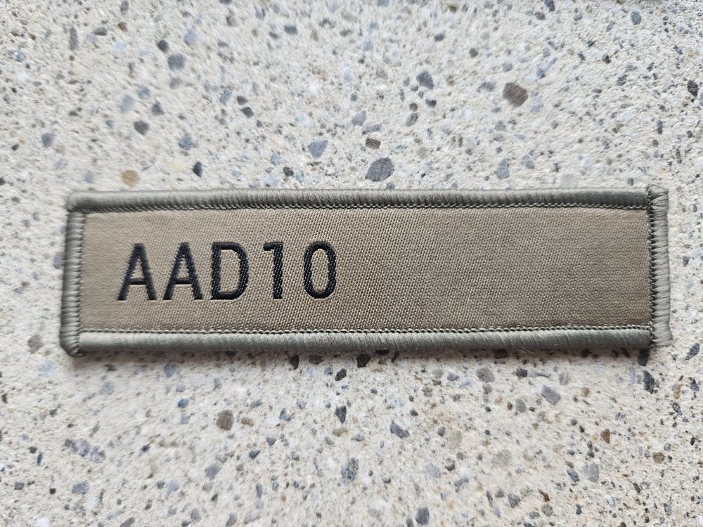 Spez. Einheit AAD10 mit klett *** Namensschild klett*** (Neu und ...