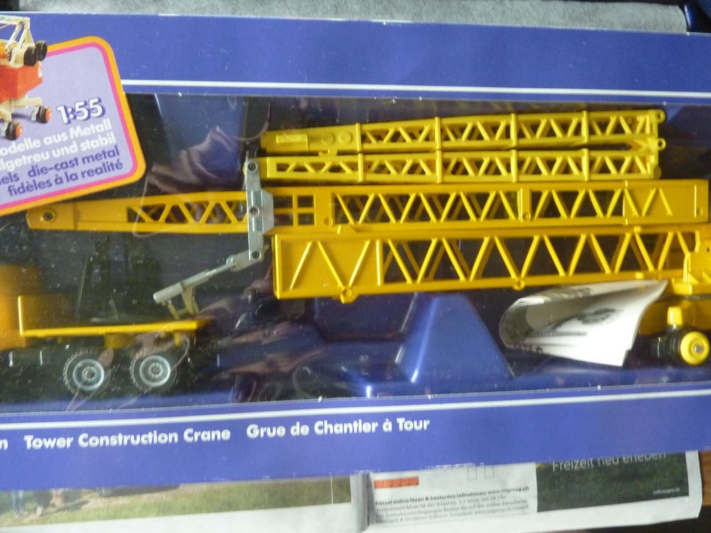 SIKU ART-NR.4011.TURMDREHKRAN 1:55 AUS METALL IM ORIG.KARTON | Kaufen ...