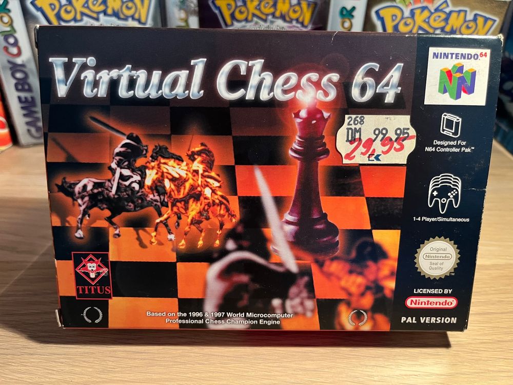 Virtual chess 64 *Top Zustand* OVP Nintendo 64 N64 | Kaufen auf Ricardo