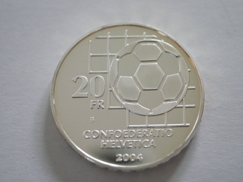 20 Franken 100 Jahre FIFA 2004 ***TOP*** (Neu (gemäss Beschreibung)) in ...