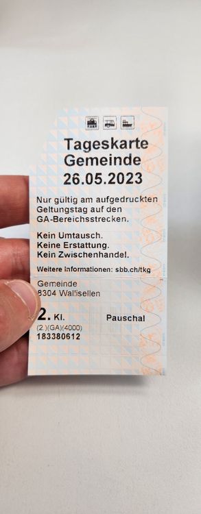 SBB Tageskarte 26 Mai 2023 / 26.05.2023 | Kaufen auf Ricardo SBB Tageskarte 26 Mai 2023 / 26.05.2023 | Kaufen auf Ricardo