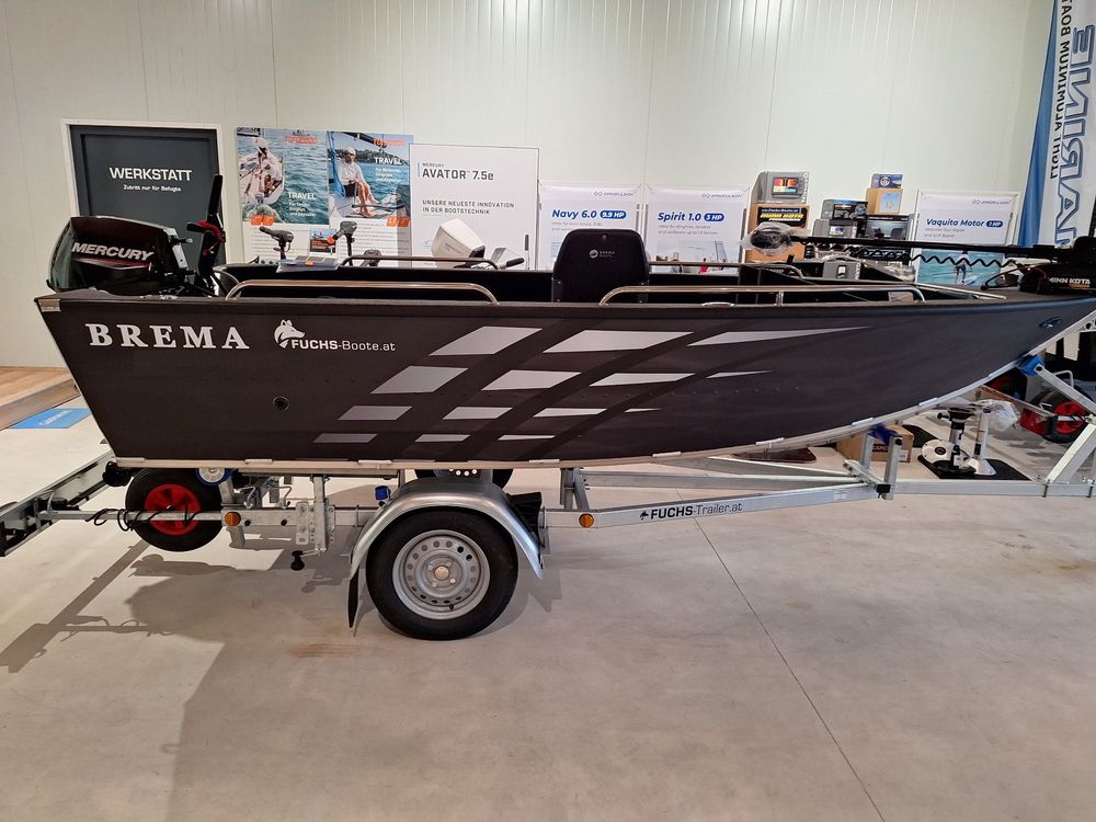 Aluboot BREMA 435 V Fishing - PLUS Angelboot Alu Fischerboot | Kaufen ...