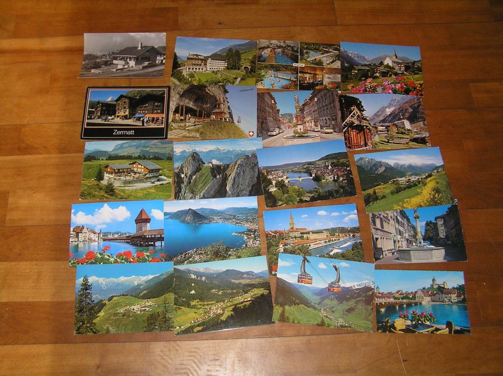 500 Diverse Karten Schweiz (Gebraucht) in Lumbrein für CHF 25 – mit Lieferung auf Ricardo kaufen
