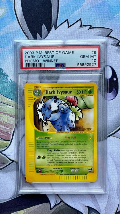 Pokemon Dark Ivysaur Promo Gold Winner PSA 10 ab 1Fr!!! | Kaufen auf ...