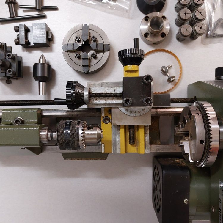 DREHBANK PROXXON PD210 mit vielem Zubehör (Gebraucht) in EMBRACH für ...