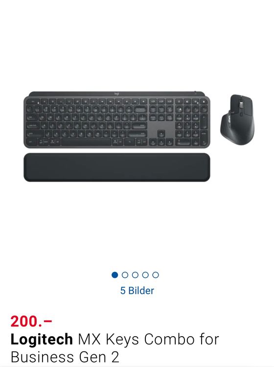 Logitech MX Keys Combo for Business Gen 2 (Neu (gemäss Beschreibung ...