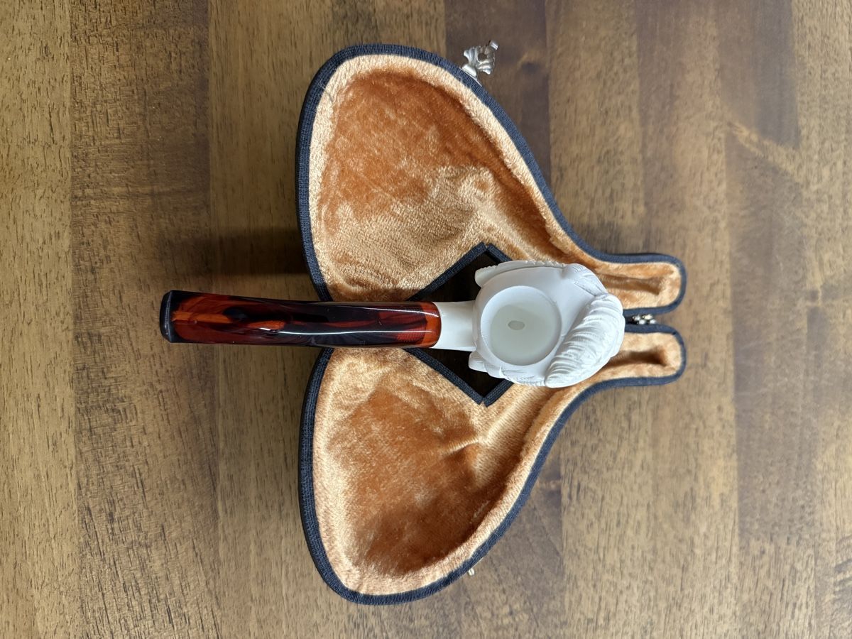 Vintage Meerschaum Pipe with Case - Unique Collectible (Neu (gemäss ...