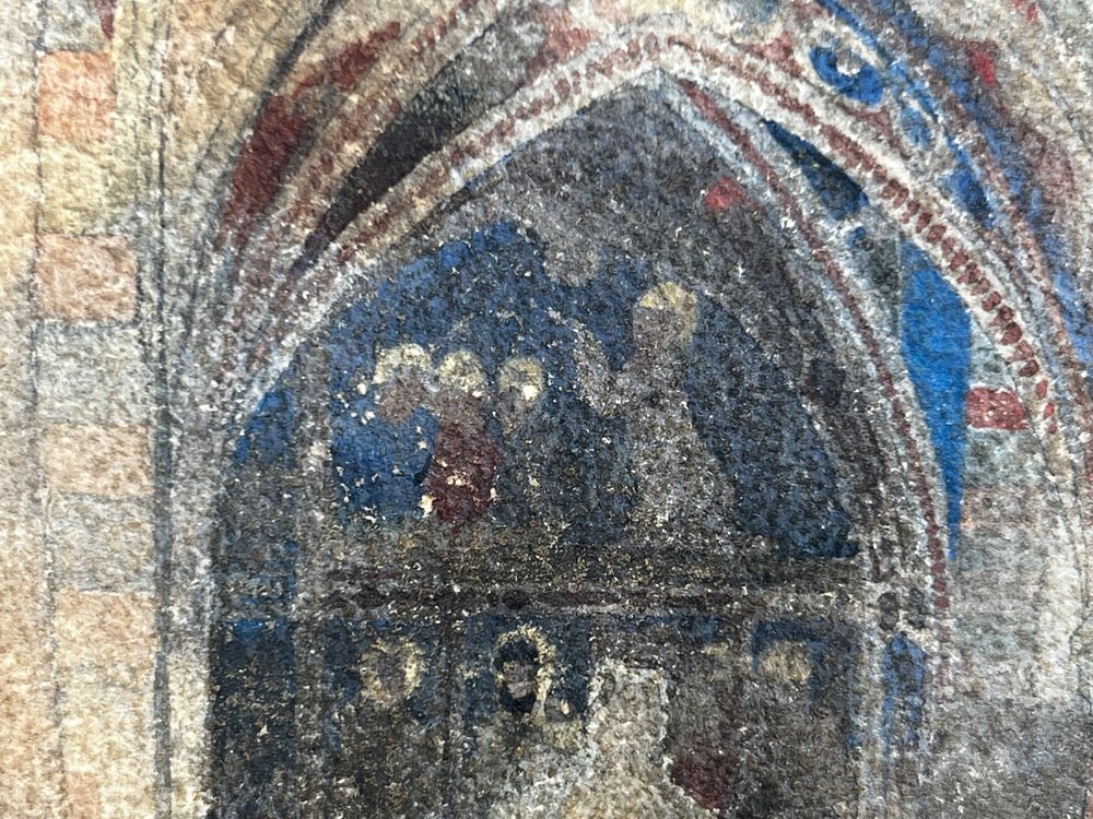 Antike Kloster Aquarell / Zeichnung im Rahmen mit Signatur (Gebraucht) in schaffhausen für CHF ...