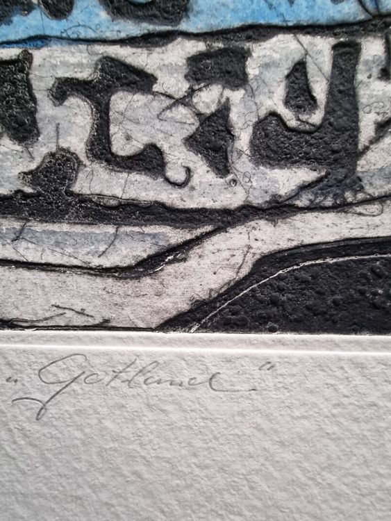 KÜNSTLER ? UNLESERLICH SIGNIERT RADIERUNG AQUATINTA PRÄGE (Gebraucht) in Gersau für CHF 75 – nur ...