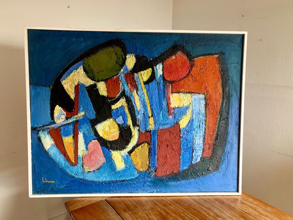 Original CH Carl Walter Liner 115x90cm (Öl auf Leinwand) (Gebraucht) in Meilen für CHF 2020 ...