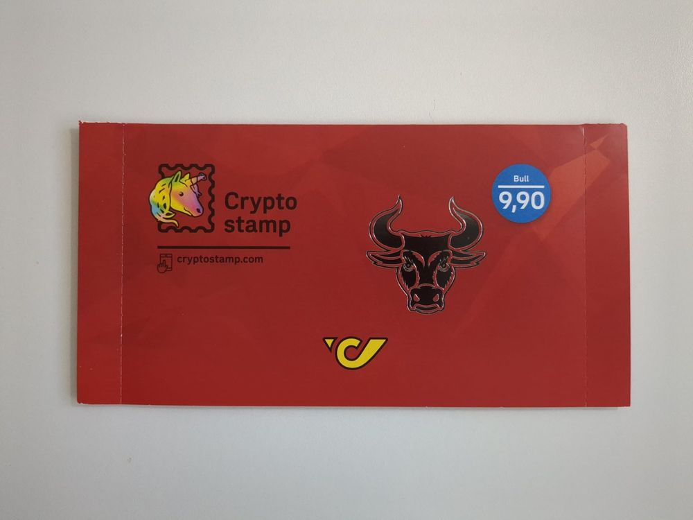 Österreich Austria Crypto Stamp - Bull (Post) | Kaufen auf Ricardo