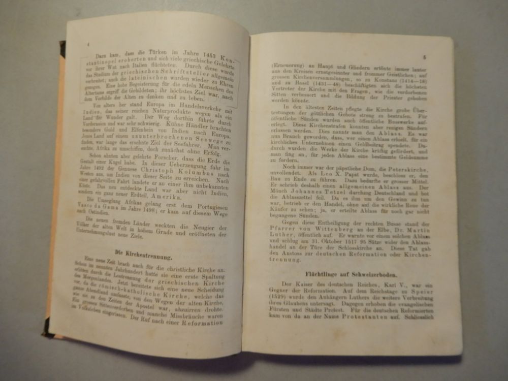 Das Buch der VII. Klasse, Glarus 1909, Top Zustand! (Gebraucht) in ...