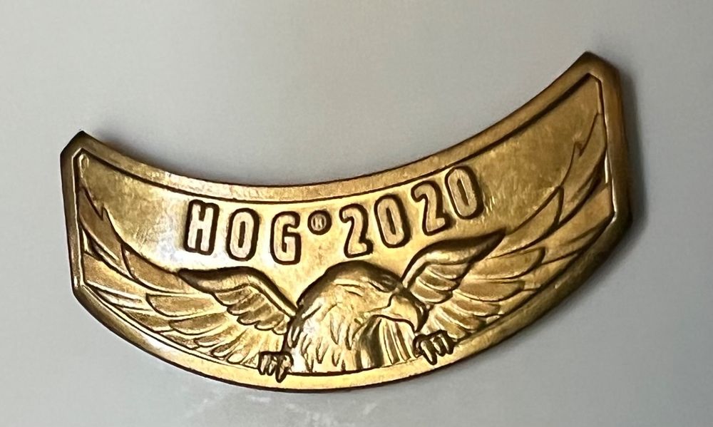 Patch HOG 2020 pour motards Harley Davidson (Neu und originalverpackt ...