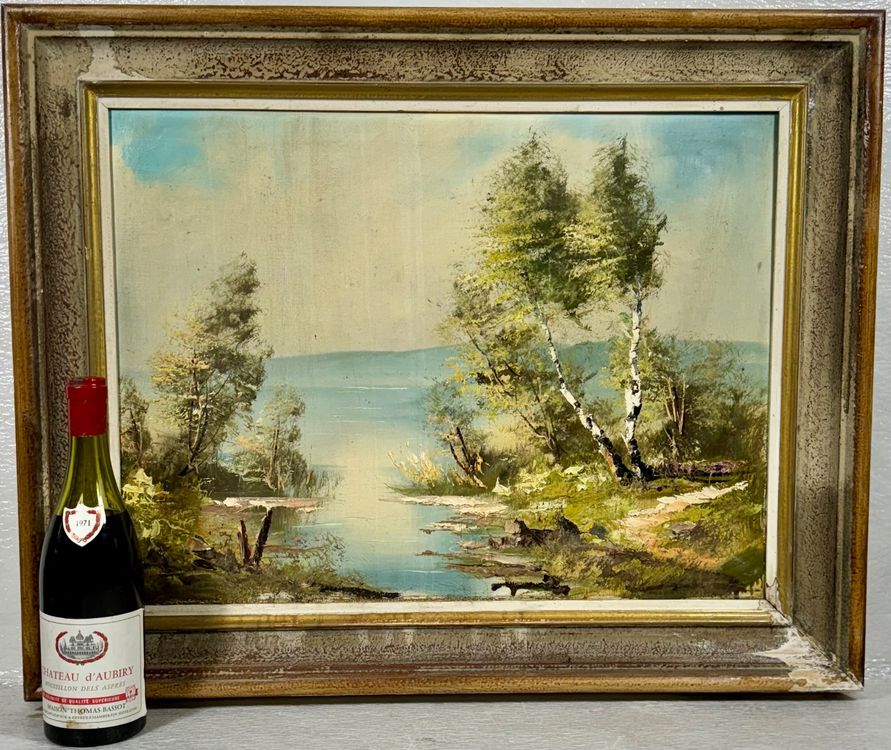 Grosses Landschaft Gemälde Unleserlich Signiert (Gebraucht) in Root für CHF 10 – mit Lieferung ...