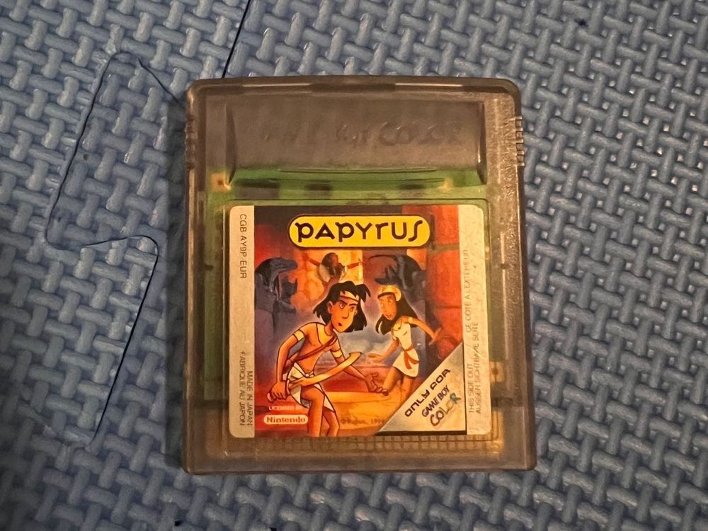 Papyrus Game Boy Color Modul Rarität Klassiker (Gebraucht) in Gossau SG ...