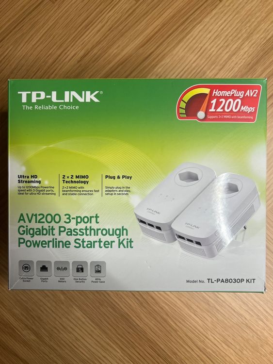 TP-Link Powerline Starter Kit 1200 Mbps (Gebraucht) in Affoltern am ...
