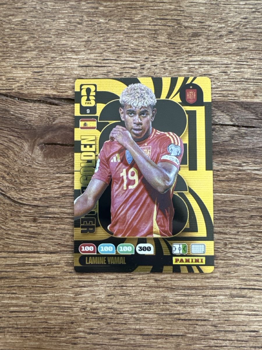Panini World cup 2026 Lamine Yanal Golden baller n.9 (Neu (gemäss ...