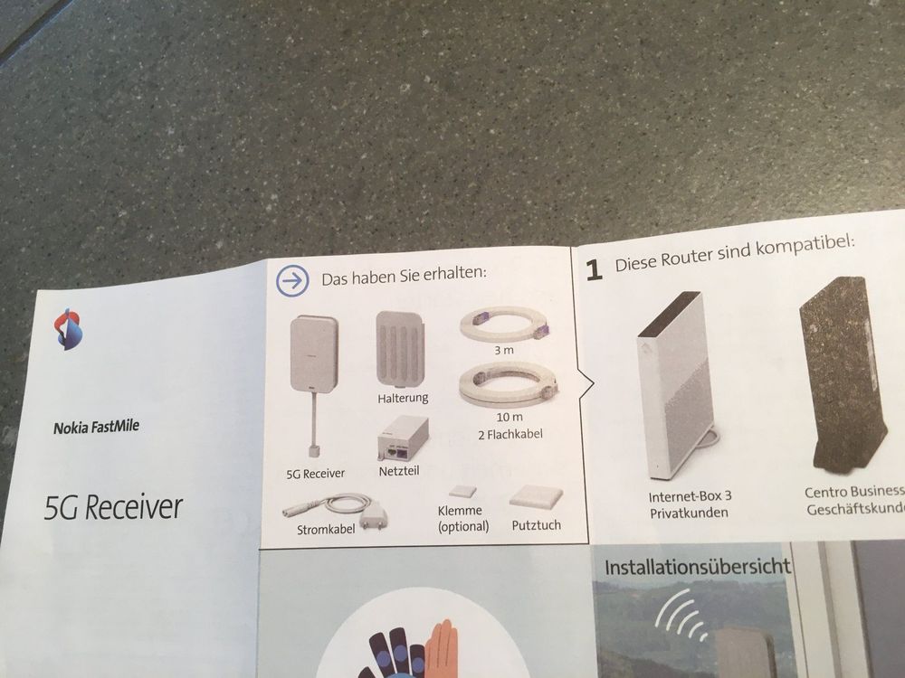 NOKIA FastMile 5G Receiver 5G14-B (Window Mount) (Neu (gemäss ...