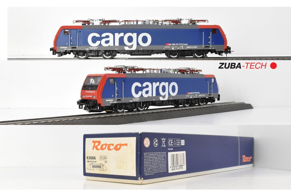 Roco 63666 E-Lok Re 474 SBB Cargo H0 GS Analog mit OVP (Neu (gemäss ...