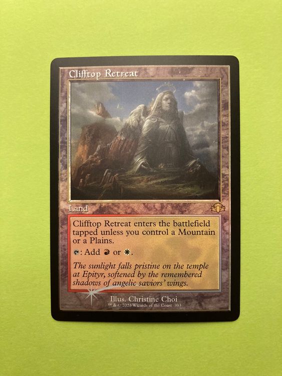 Foil Retro Frame Clifftop Retreat Dominaria Remastered NM | Kaufen auf ...