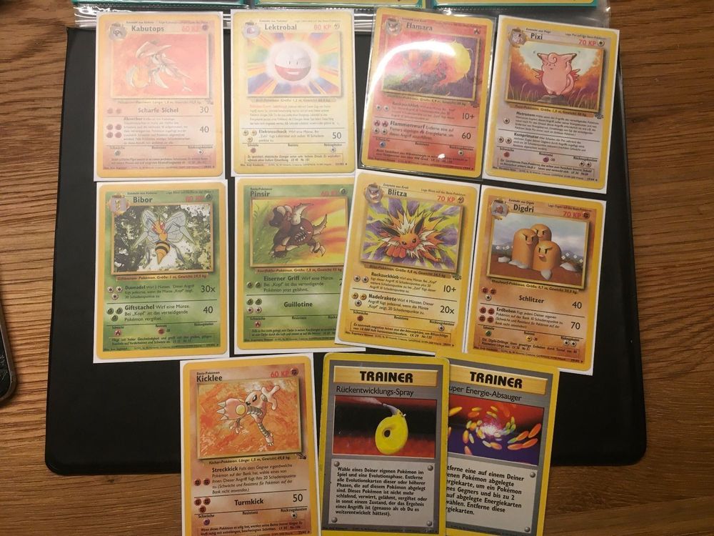 Pokemon Base Fossil Jungle Set Rares (Gebraucht) in für CHF 41 – mit ...