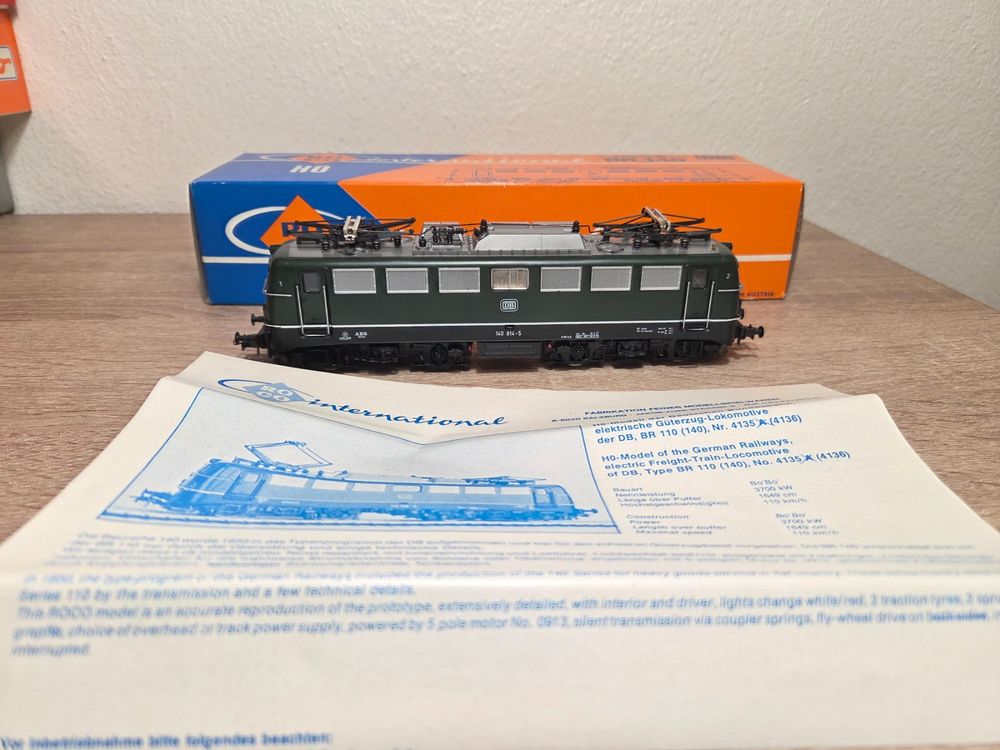 Roco 4136A E-Lok BR 140 DB H0 (Gebraucht) in St-Aubin-Sauges für CHF 49 ...