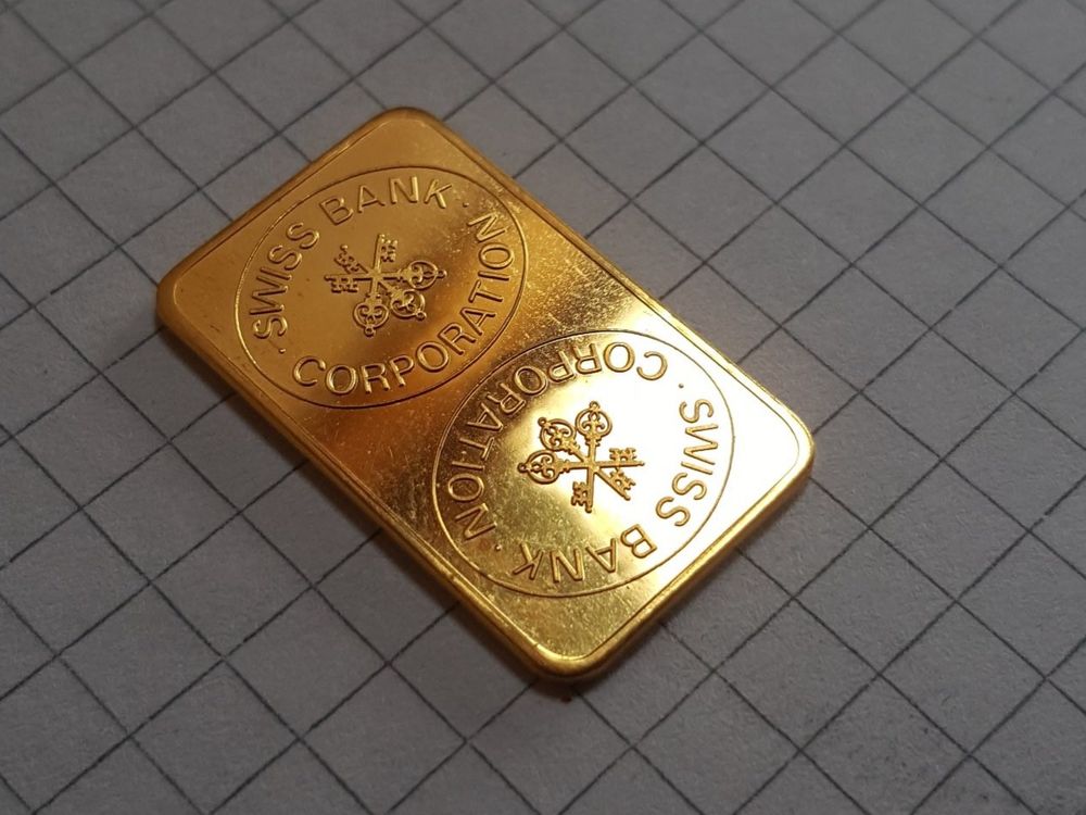 5 gr. Gold, 999.9 Fine, Swiss Bank Corporation (Gebraucht) in Rieden SG ...
