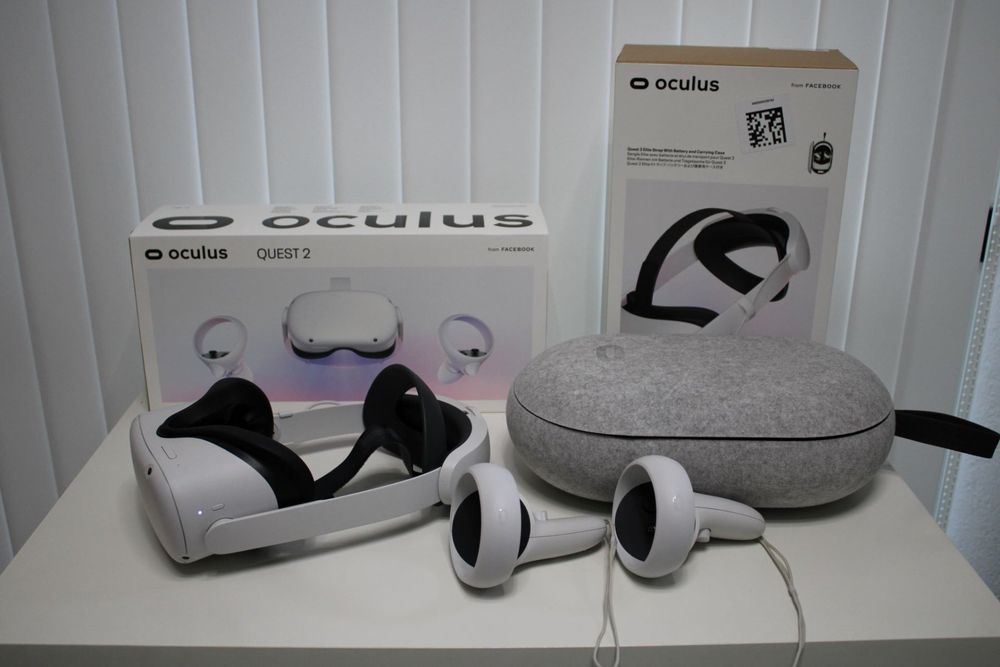 Oculus Meta Quest2 -128 GB inkl. Zubehör (Garantie bis 2026) (Gebraucht ...