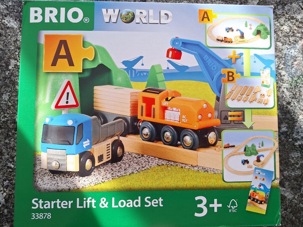 BRIO WORLD Starter Lift & Load Set 33878 (Neu (gemäss Beschreibung)) in ...