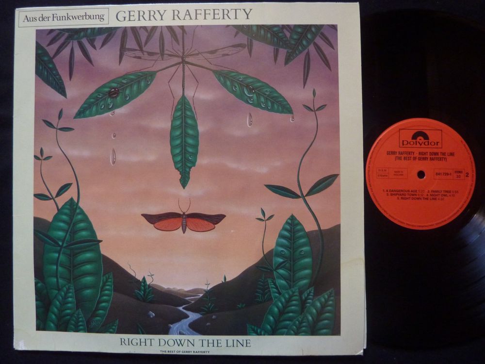 LP Rock/Pop 80er: Gerry Rafferty: Right down the line | Kaufen auf Ricardo