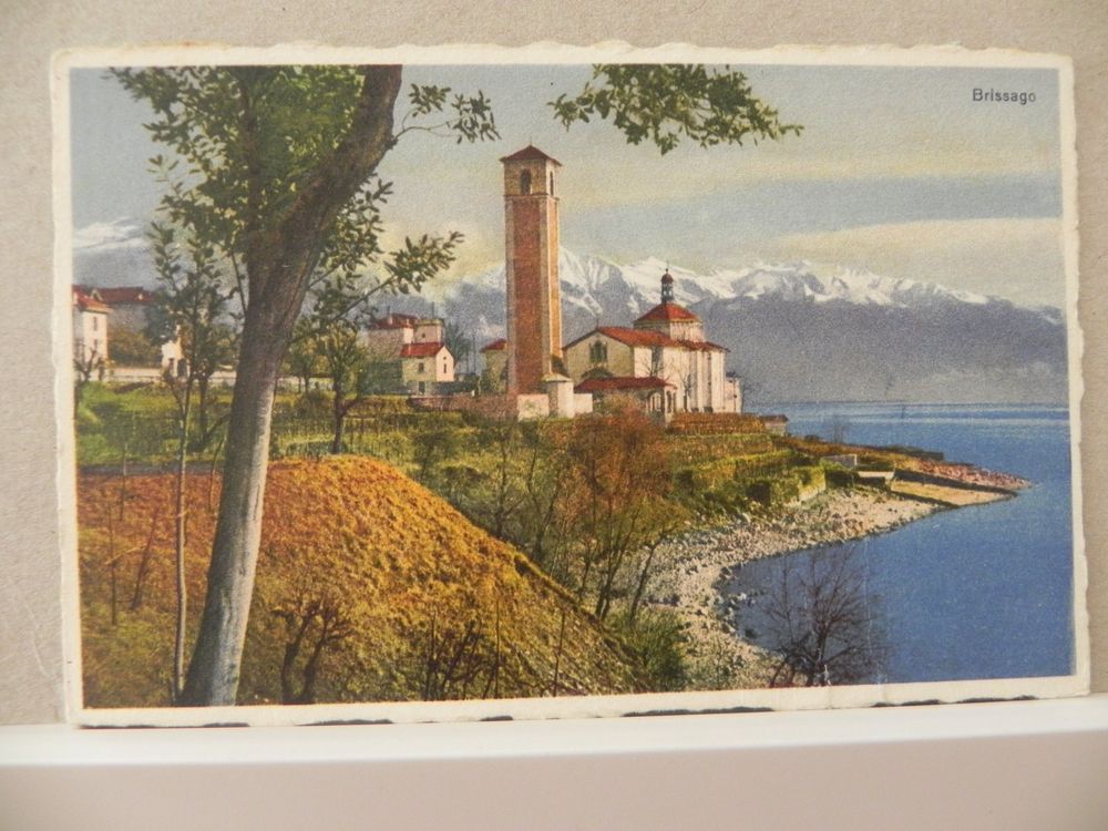 AK alte Postkarte Brissago (Max Künzli) 1929 (Gebraucht) in Minusio für ...