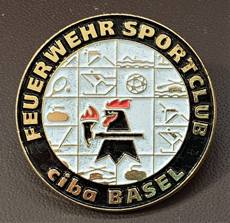 P713 - Pin Feuerwehr Sportclub ciba BASEL (Gebraucht) in Reinach BL für CHF 2 – mit Lieferung ...