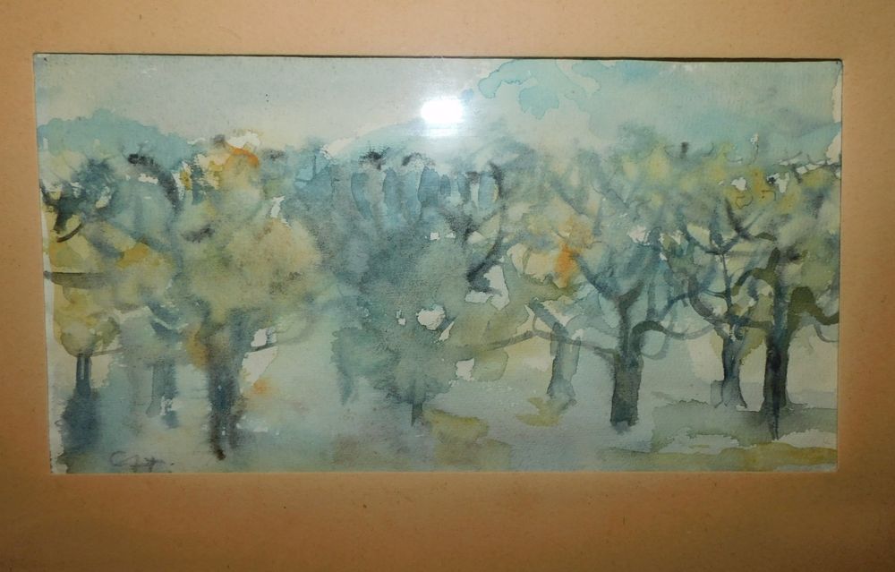 Rausverkauf - Kunst Aquarell abstrackt signiert Cat Stocker (Gebraucht) in Sursee für CHF 40 ...