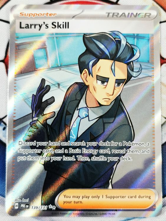Pokemon Larry's Skill 139/131 Prismatic Evolutions EN (Neu (gemäss ...