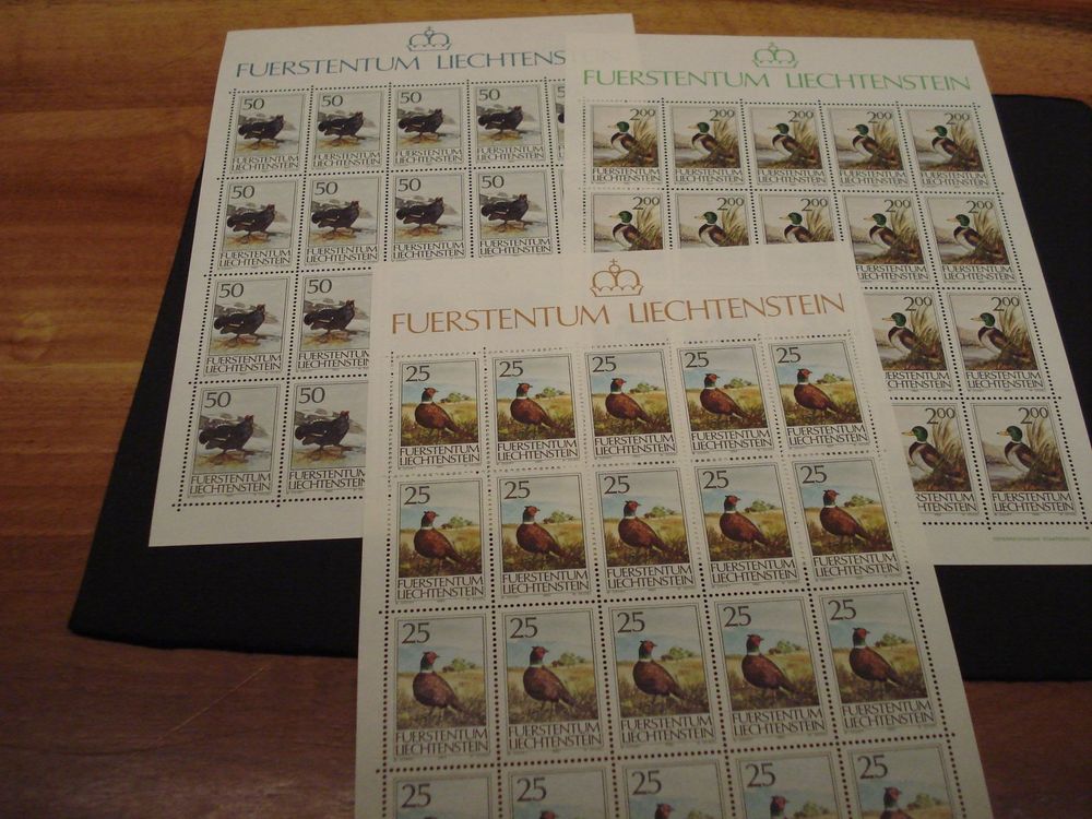 Liechtenstein 1990, Bogen ** Tiere (Gebraucht) in Niederwil AG für CHF 2.5 – mit Lieferung auf ...