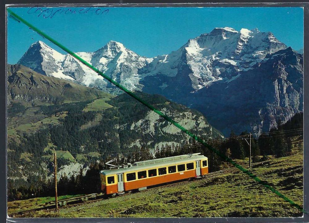 Bahn Lauterbrunnen - Mürren. Eiger, Mönch, Jungfrau. (Gebraucht) in Horw für CHF 2 – mit ...