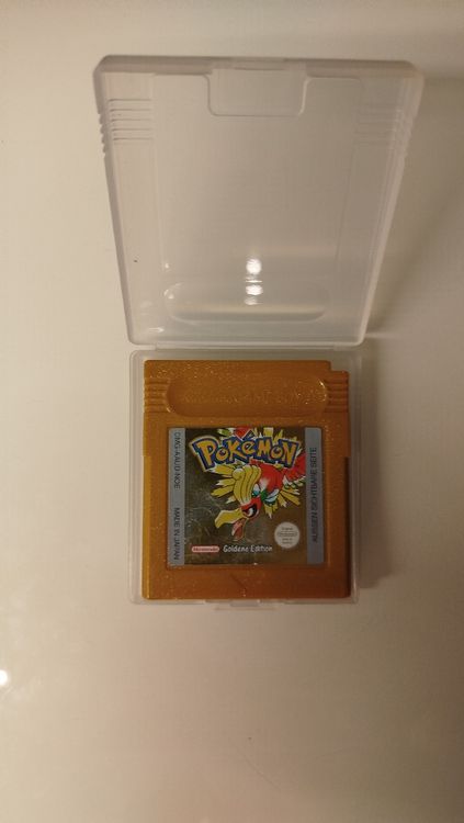 Pokémon Goldene Edition Gameboy Gold Cartridge (Gebraucht) in Brunnen ...