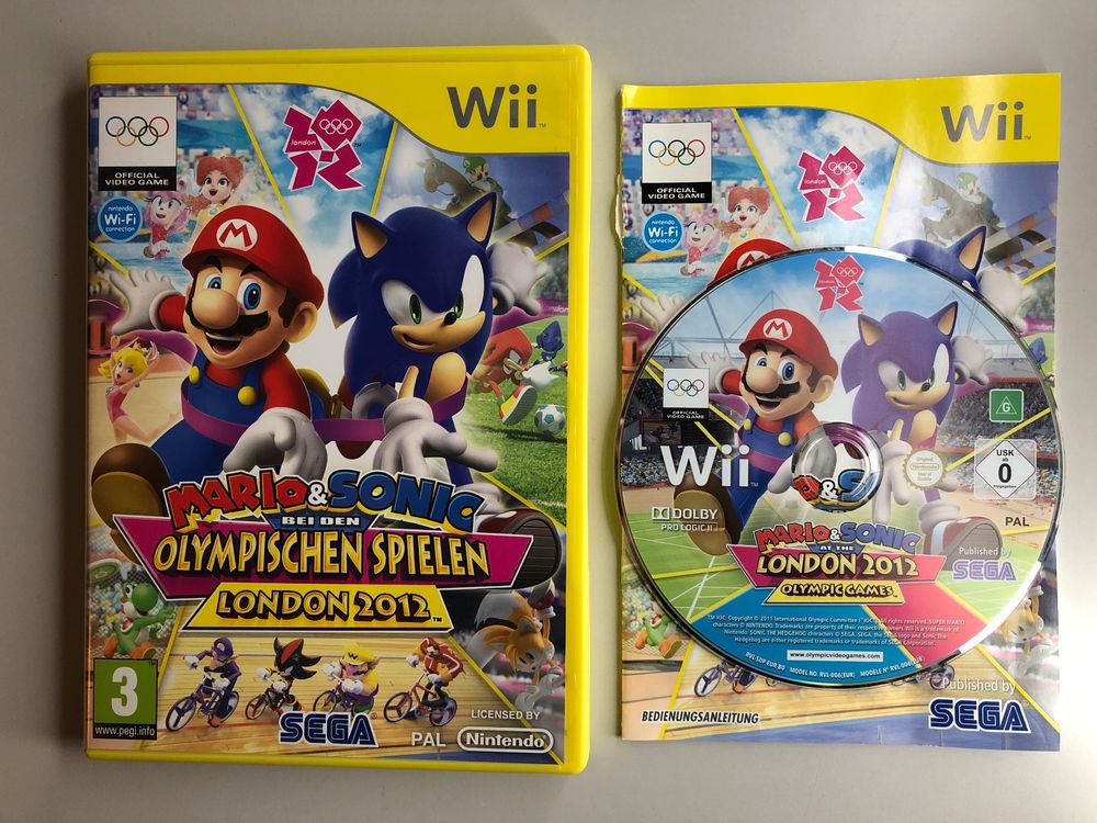 Mario & Sonic bei den olympischen Spielen London 2012 - Wii (Gebraucht ...