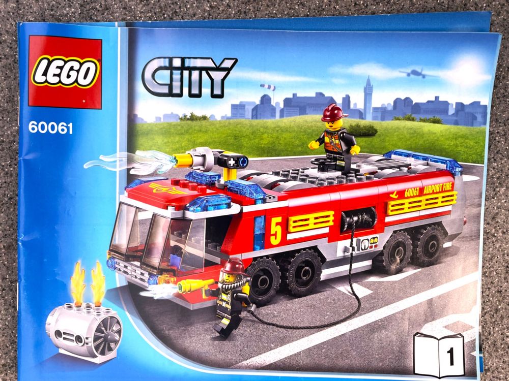 LEGO City # 60061 Flughafen FEUERWEHR (Neu (gemäss Beschreibung)) in ...
