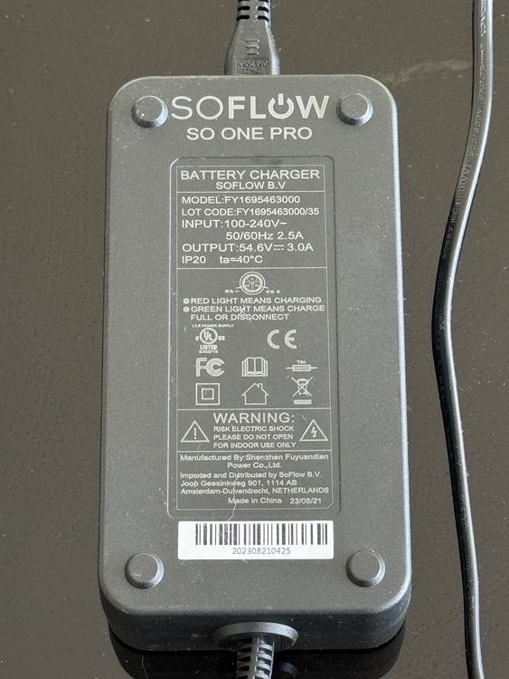 Ladegerät für SoFlow So One PRO | Kaufen auf Ricardo