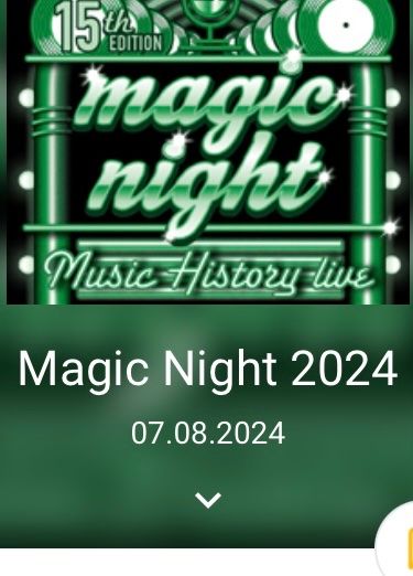2 x Magic night heitere zofingen mit status quo/plüsch (Gebraucht) in Lenzburg für CHF 139 – mit ...